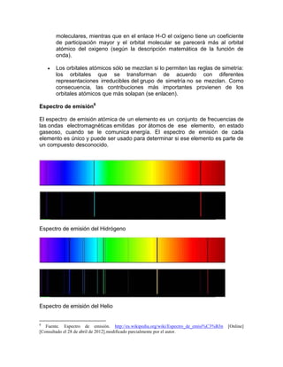 Espectro atómico | PDF