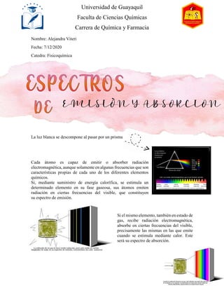 Espectros de emision y absorcion | PDF