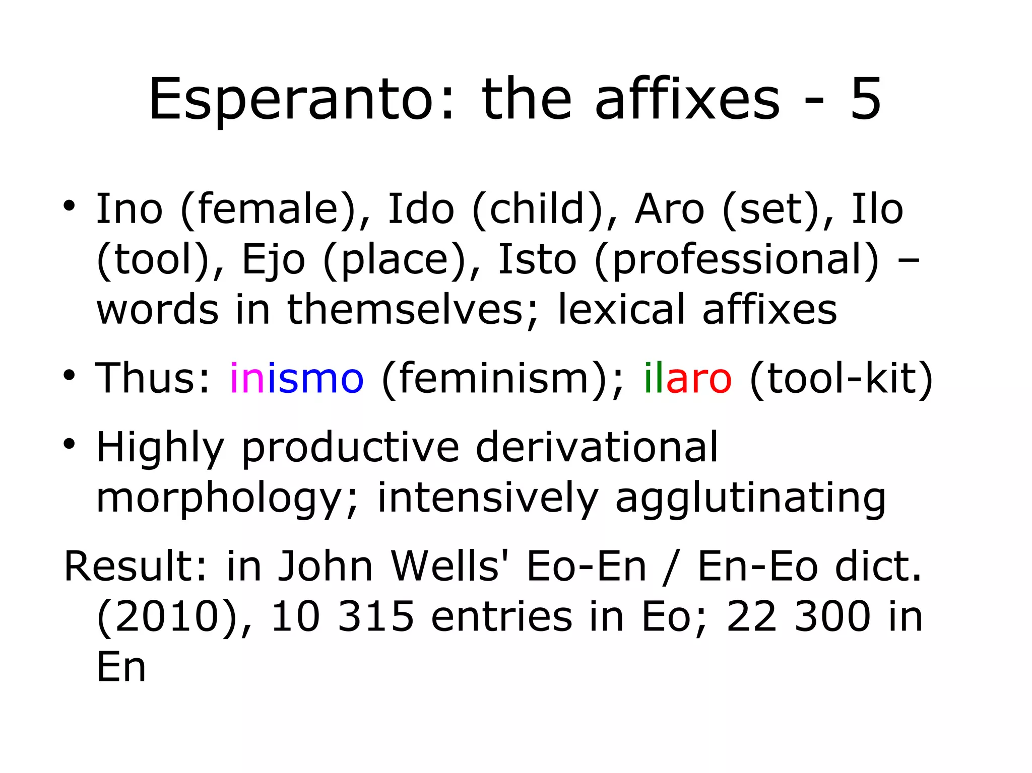 Esperanto: Language and Culture | ODP