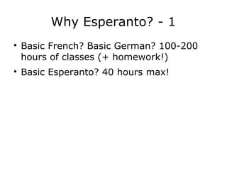 Esperanto: Language and Culture | ODP