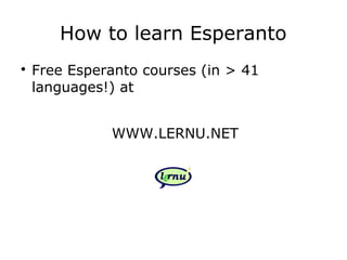 Esperanto: Language and Culture | ODP