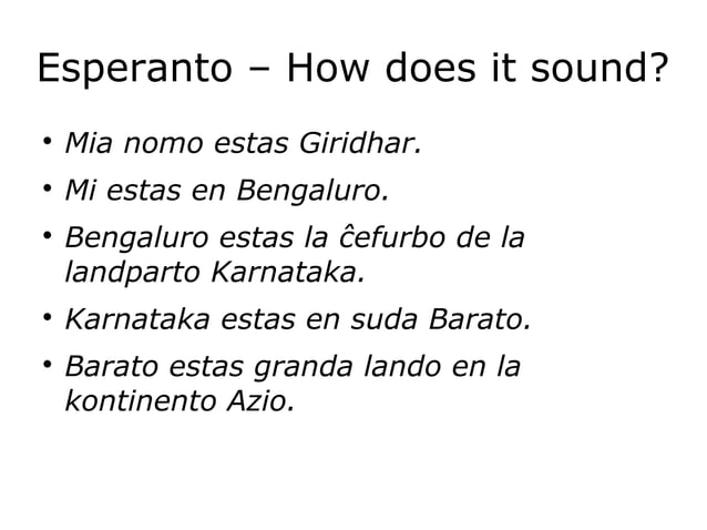 Esperanto: Language and Culture | ODP