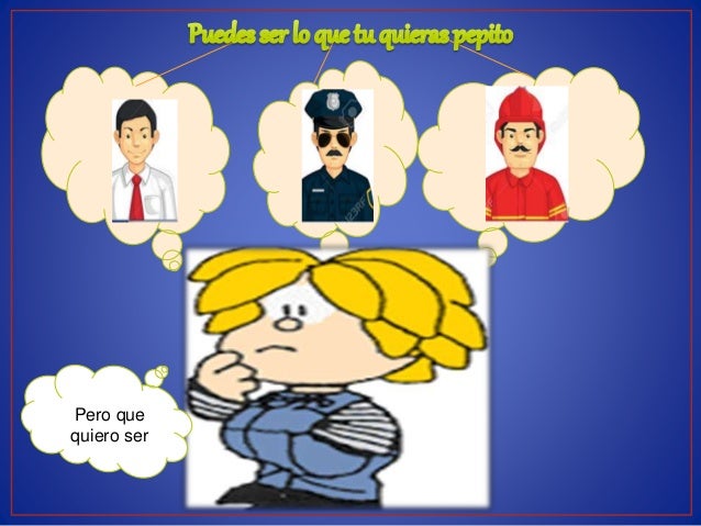 que quiero ser de grande