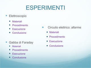 Esperimenti Scienze | PPT