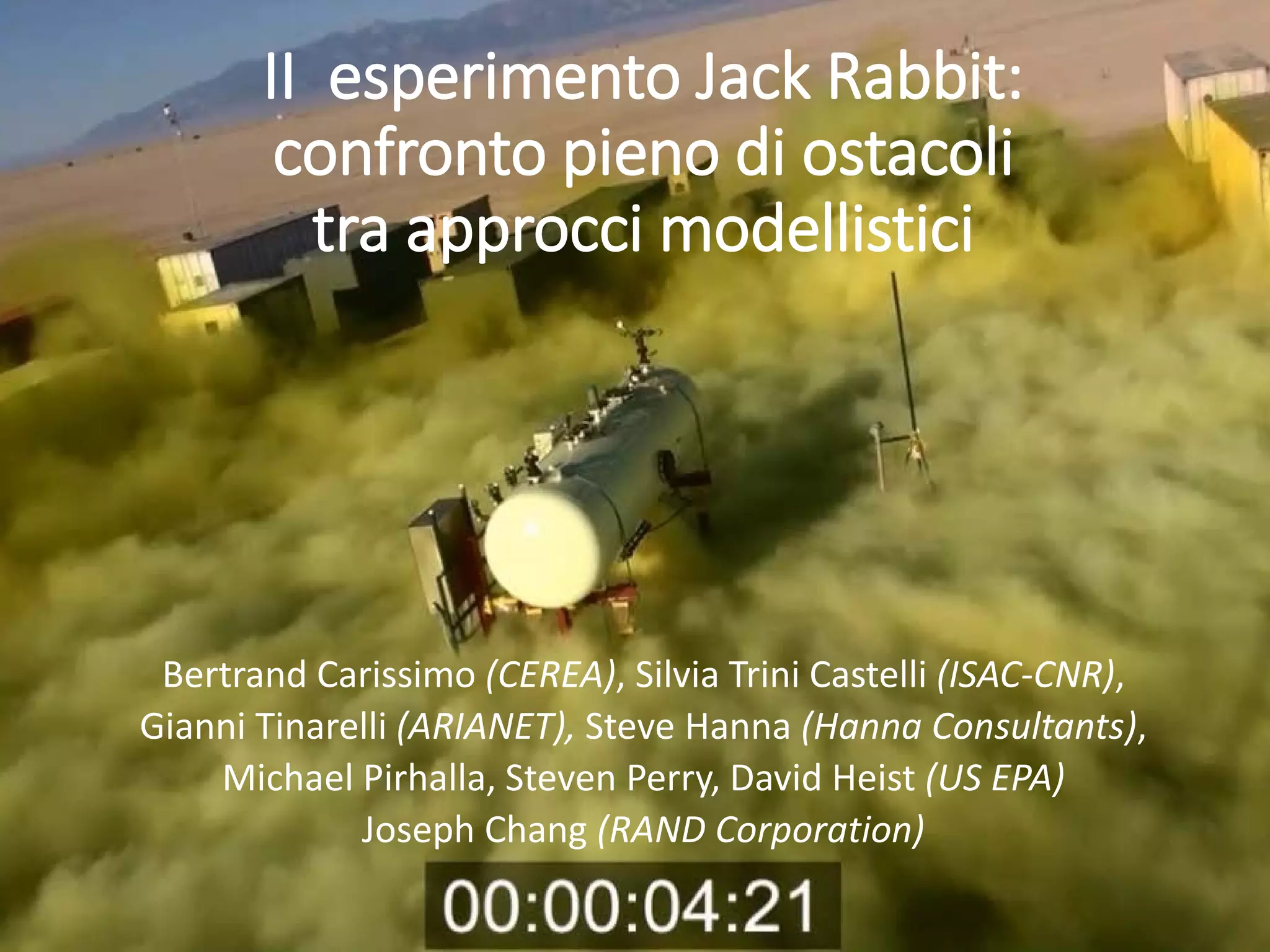 II esperimento Jack Rabbit | PDF