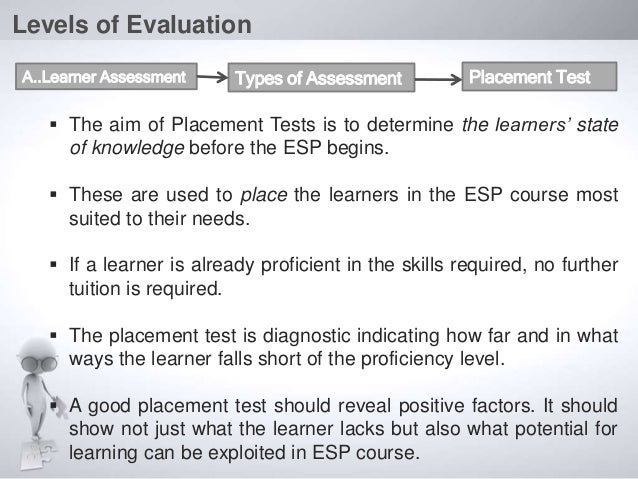 Evaluation in ESP