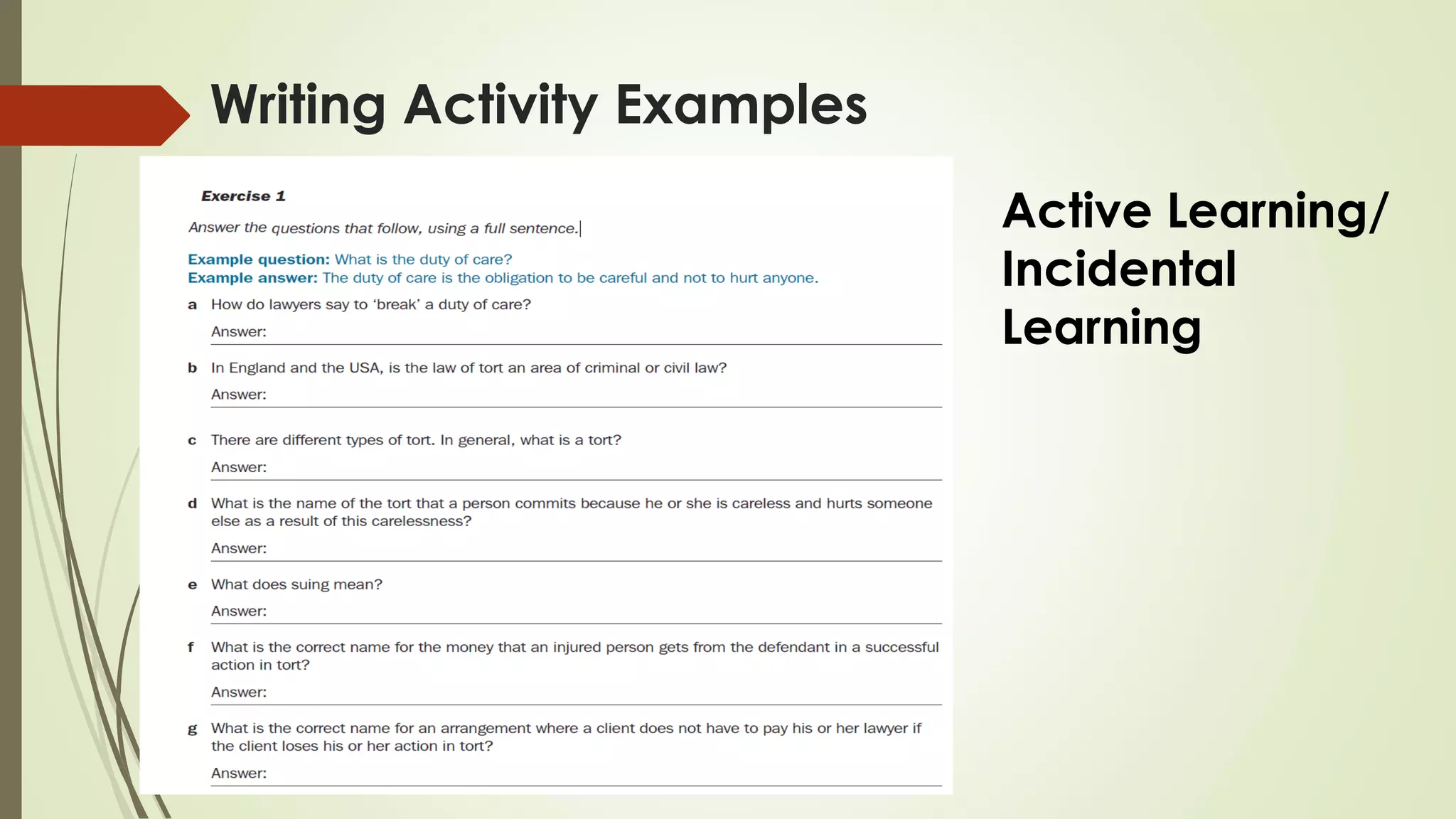 How to teach vocabulary through Reading and Writing? Peer Teaching ...