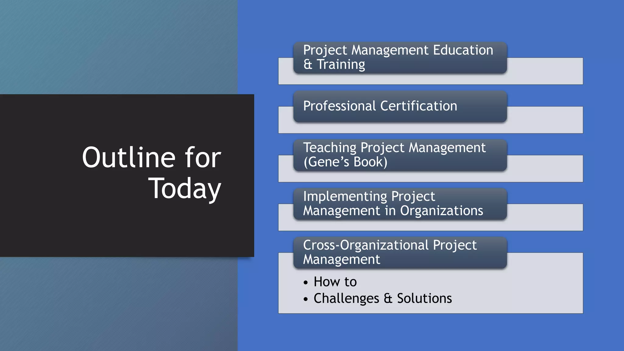 Spiegle "Project Management Education & Implementation" | PPT