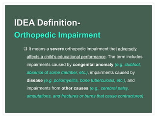 Physical and Neurological Impairment | PPTX | Death, Injury, or ...