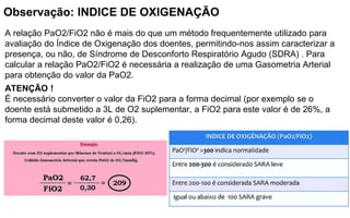 GASOMETRIA ARTERIAL E ESPIROMETRIA CALCULOS | PPT