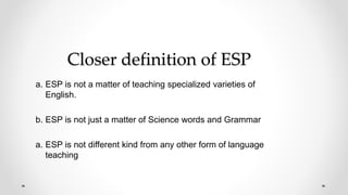 Esp is an approach | PPTX