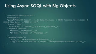 Big Objects in Salesforce | PPTX | Databases | Computer Software and Applications