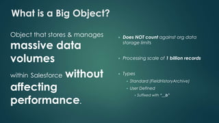 Big Objects in Salesforce | PPTX