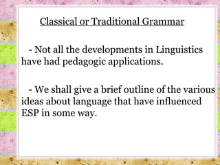 Esp language descriptions | PPTX
