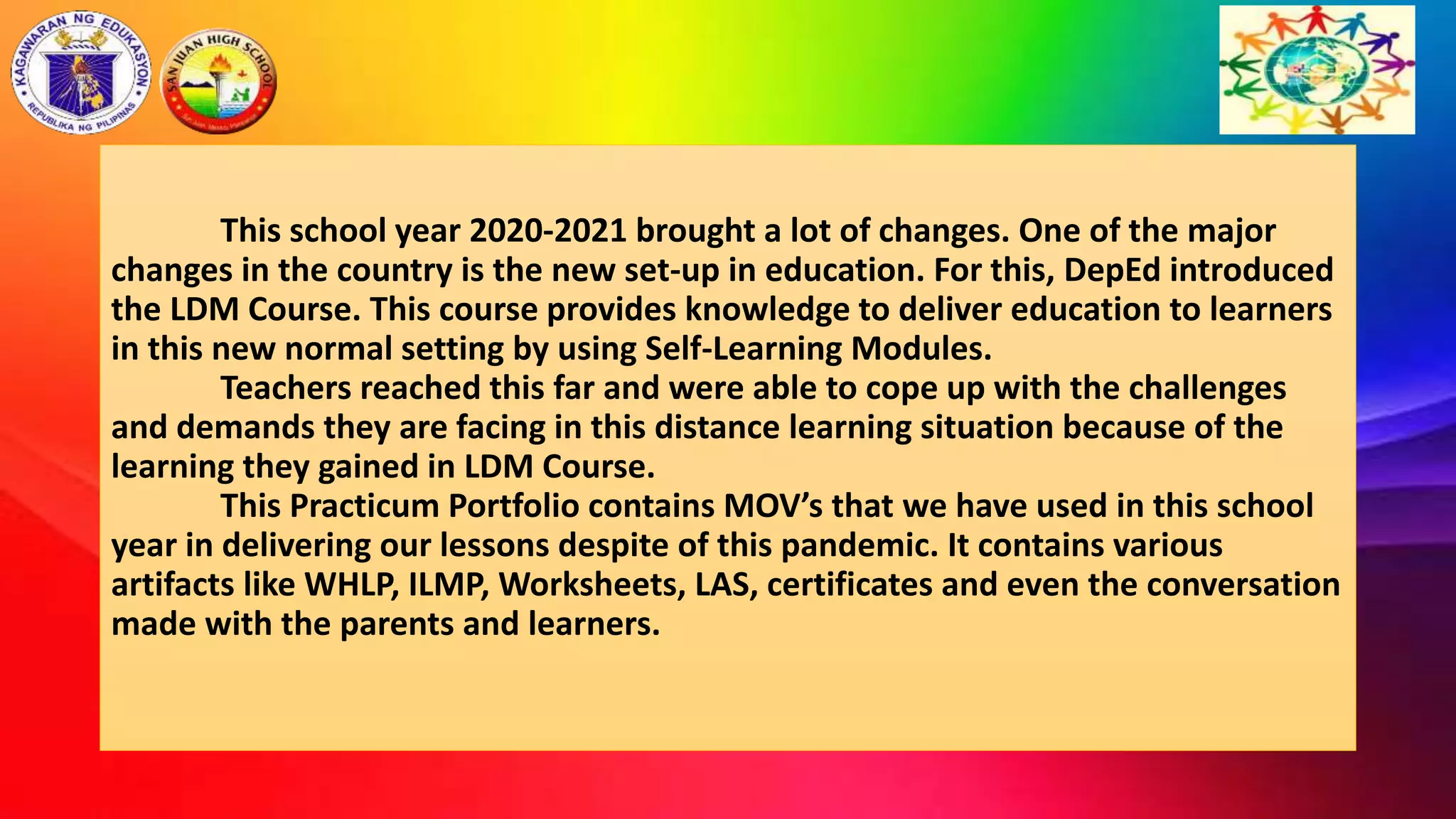 ESP LDM2 TEMPLATE.pptx | Educational Assessment | Education