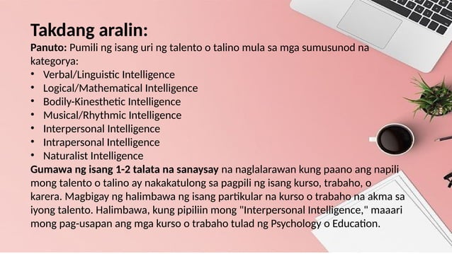 ESP LESSON 2 TALENTO PPT.pptx presentation | PPT