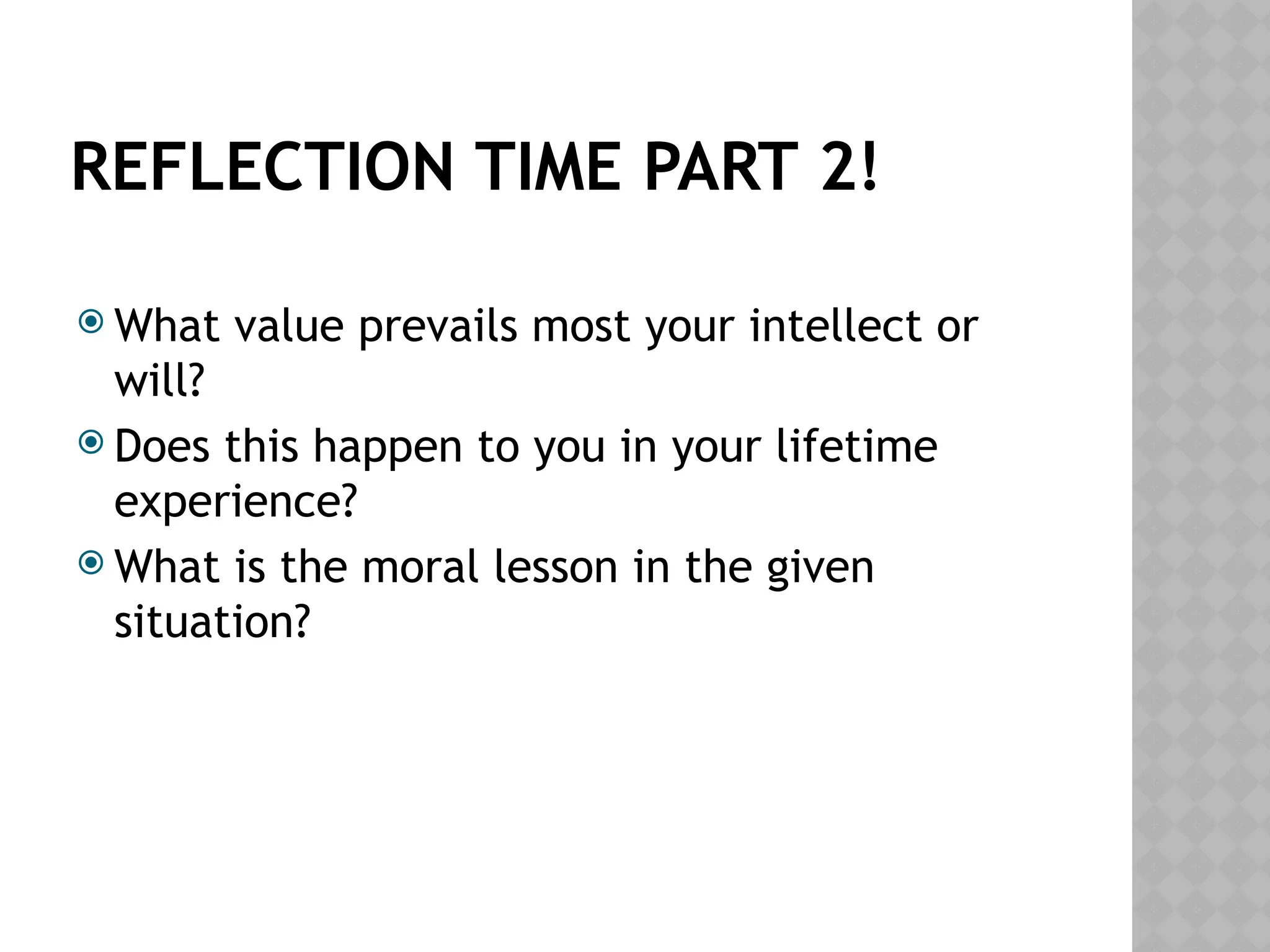 ESP_Lesson6_Values Education Intellect and Will | PPTX