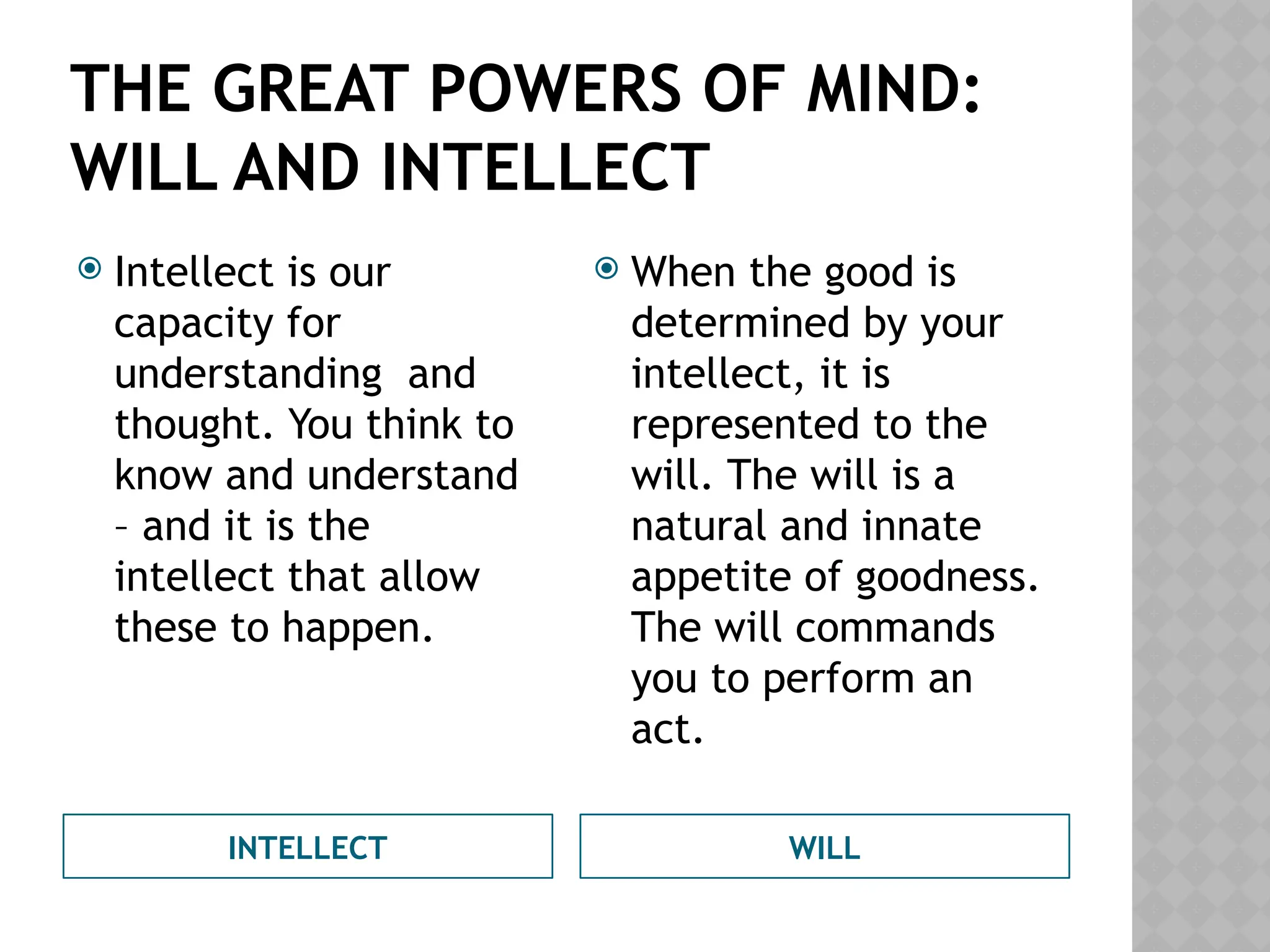 ESP_Lesson6_Values Education Intellect and Will | PPTX