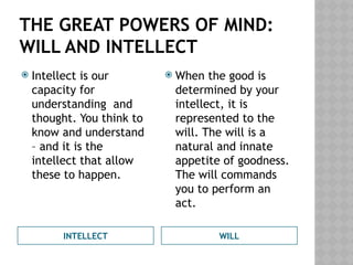 ESP_Lesson6_Values Education Intellect and Will | PPTX