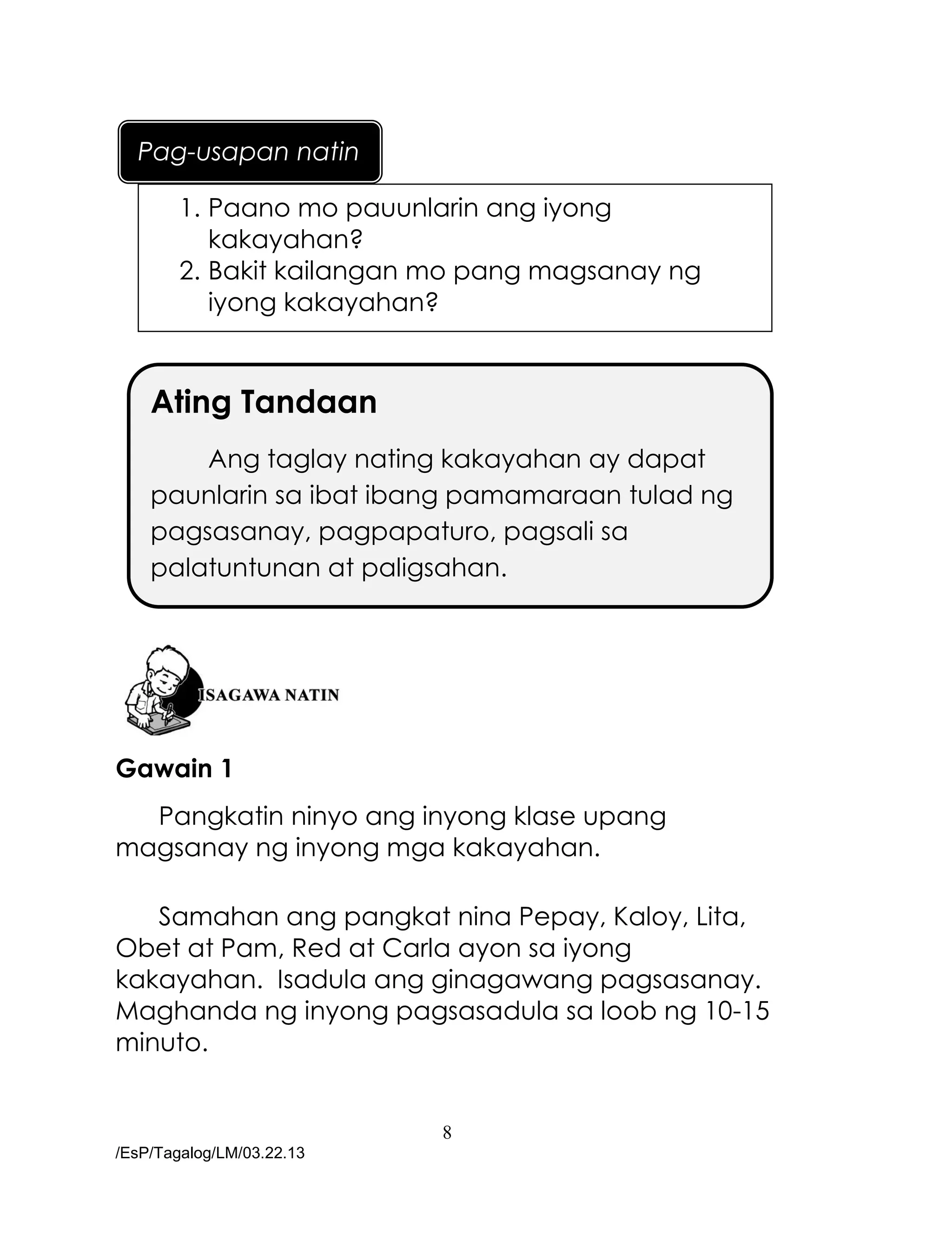 K TO 12 ESP 2 LM | PDF