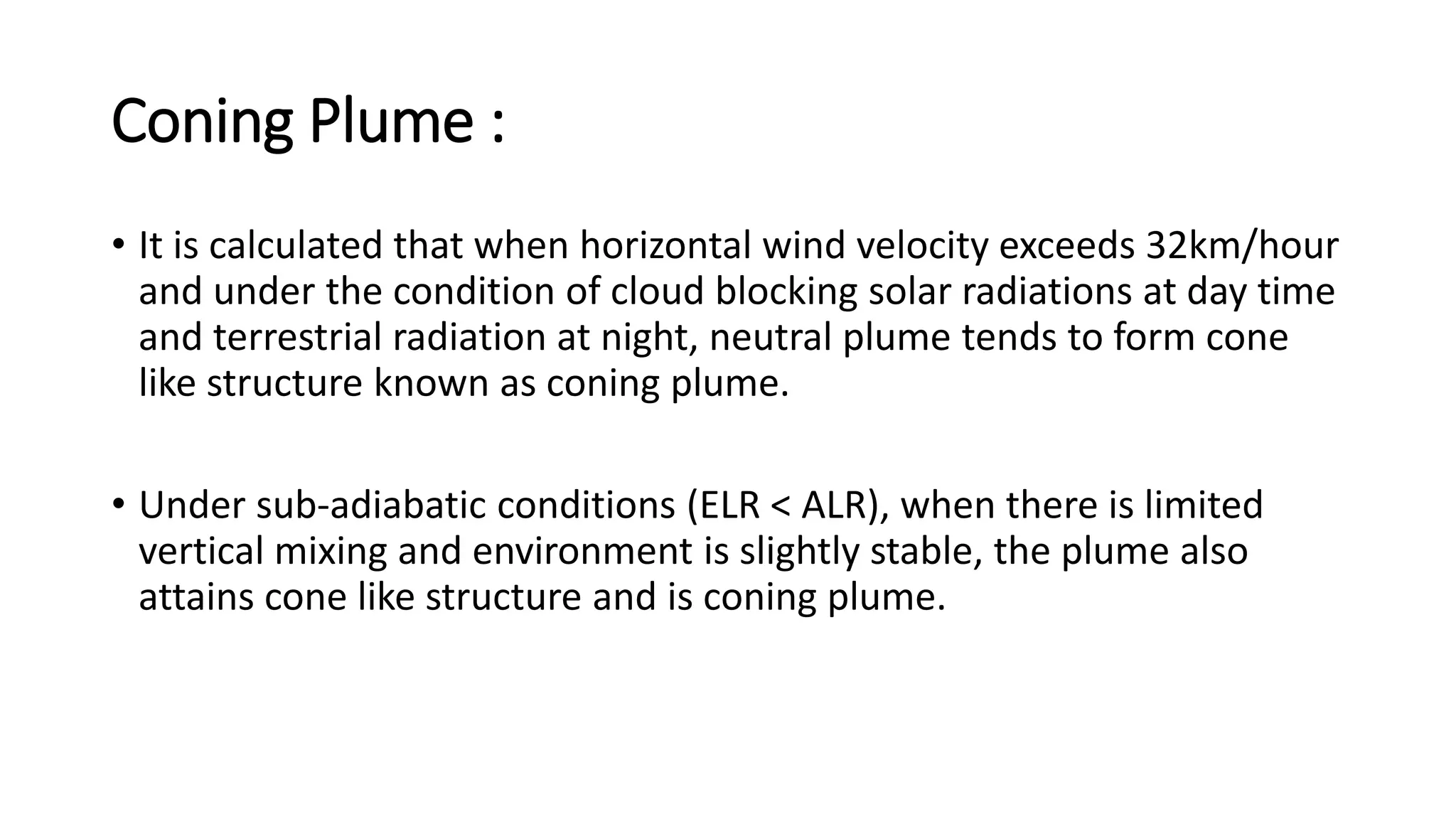 Plume types | PPTX | Weather | Science