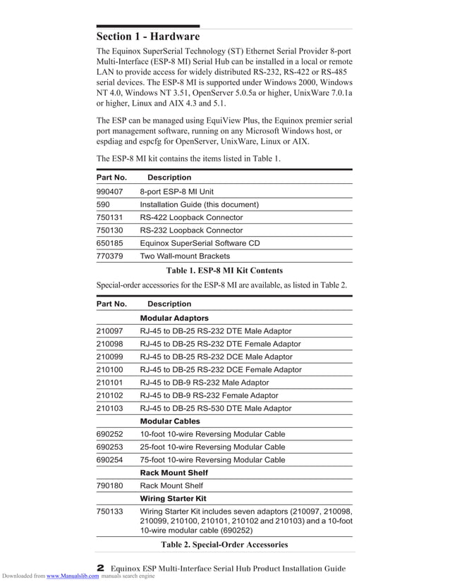 Manual HUB SERIAL EQUINOX | PDF | Computer Networking | Computing