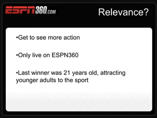 Espn360 Presentation | PPT