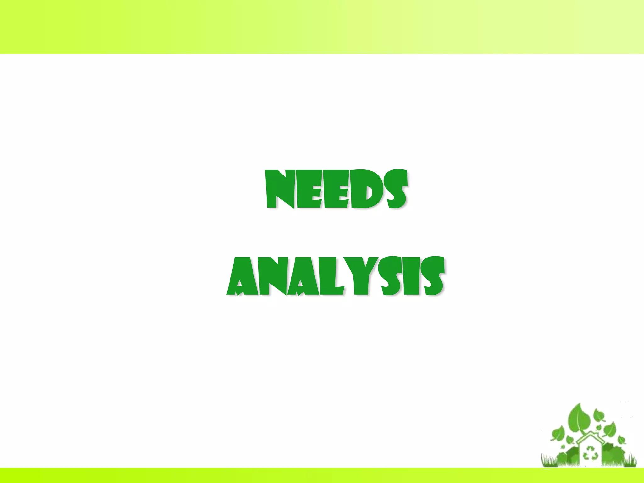 Esp Needs Analysis | PPTX