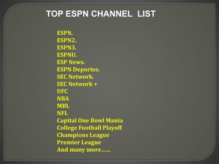 ESPN Activation | PPT