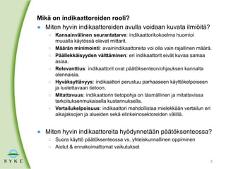Espoo kuutoskunnat indikaattorit | PPTX