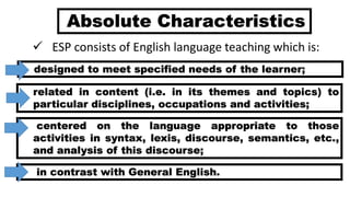 English for Specific Purposes | PPT