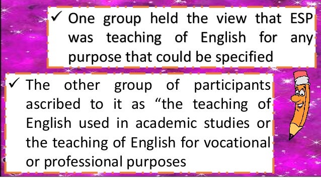 English for Specific Purposes