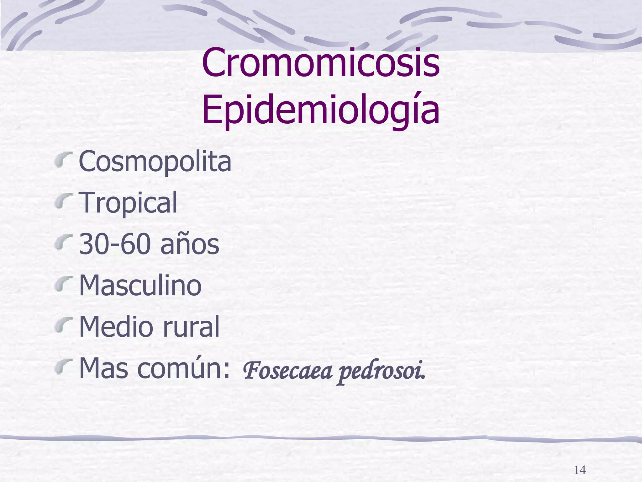 Esporotricosis Y Cromomicosis | PPT