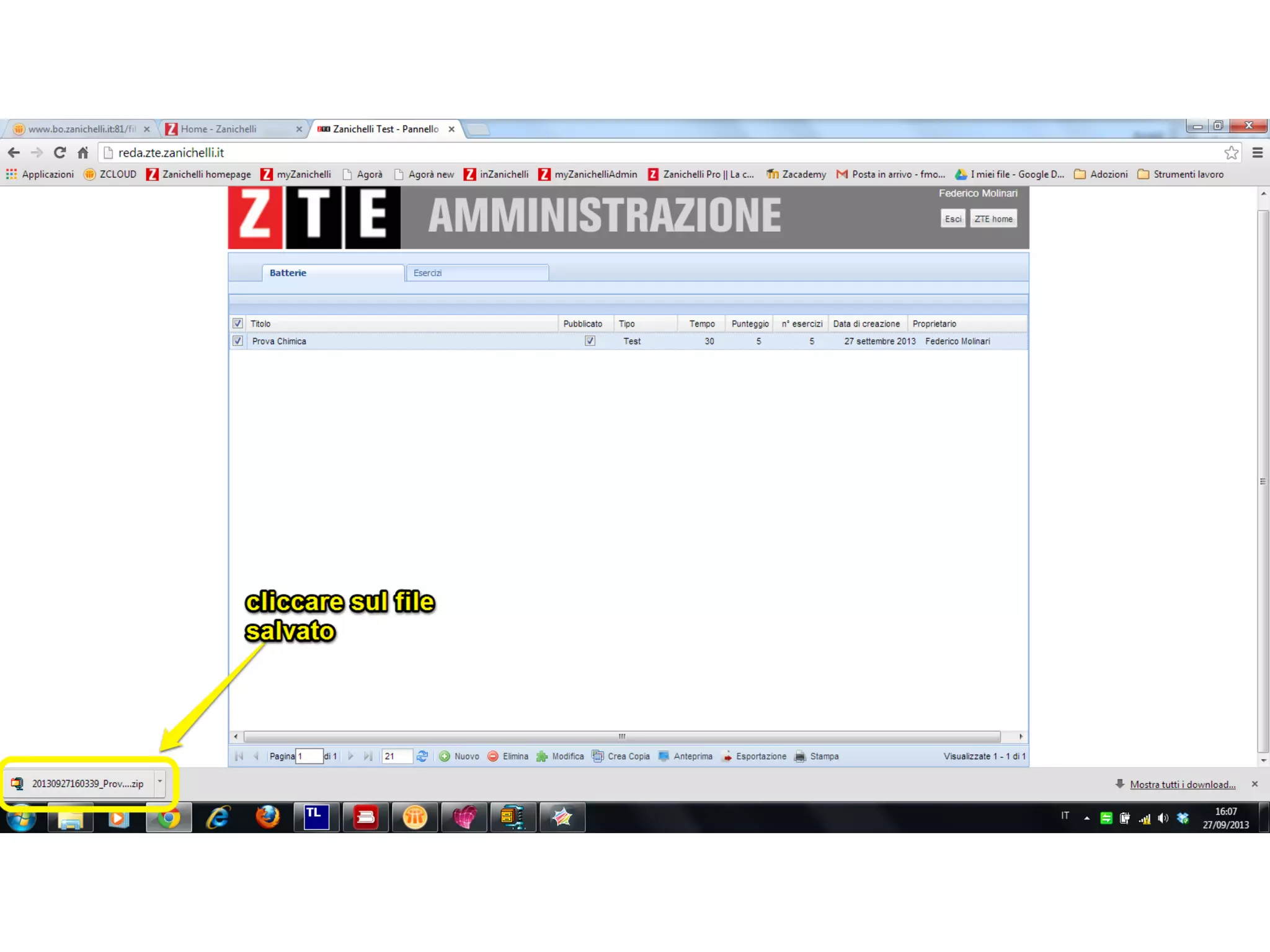 Esportare batteria di esercizi zte | PDF