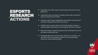 Esport & Equality | PPTX