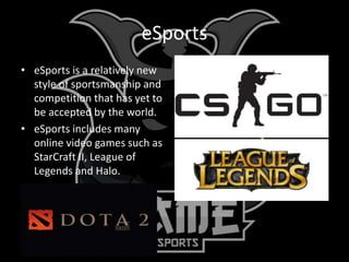 Esports and Olympics | PPT