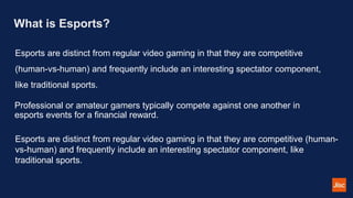 Esports in education, what's going on? | PPTX