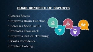 Rise in E sports industry | PPTX