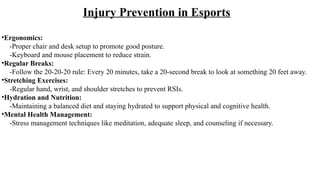 Presentation on ESPORTS and injuries.pptx