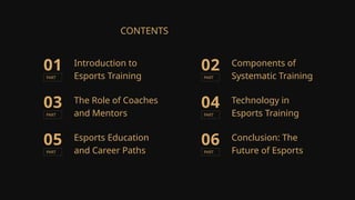 Esports Training ( A Systematic Approach ) | PPTX