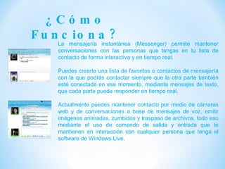 Historia messenger | PPT