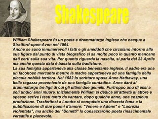 La vita e le opere di un grande scrittore | PPT