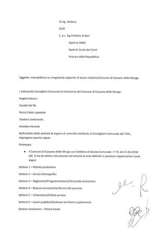 Esposto su Ing. Satalino | PDF