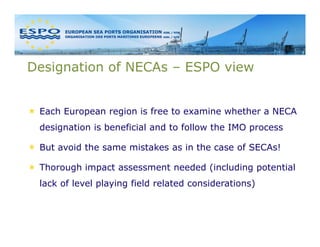 Espo's view on ship emissions am | PDF