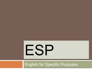 Esp ppt | PPT