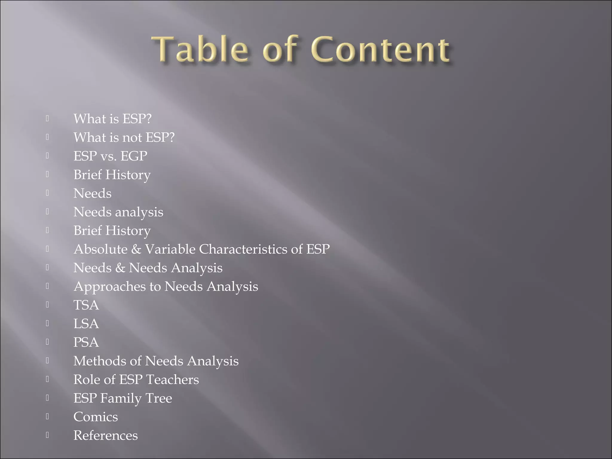 Esp presentation | PPT