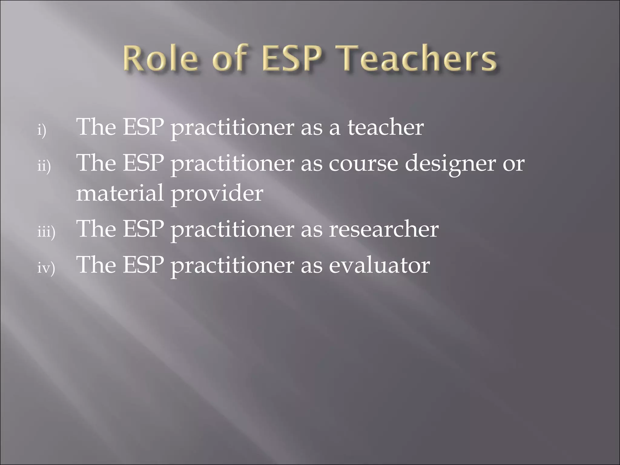 Esp presentation | PPT