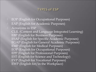 Esp presentation | PPT