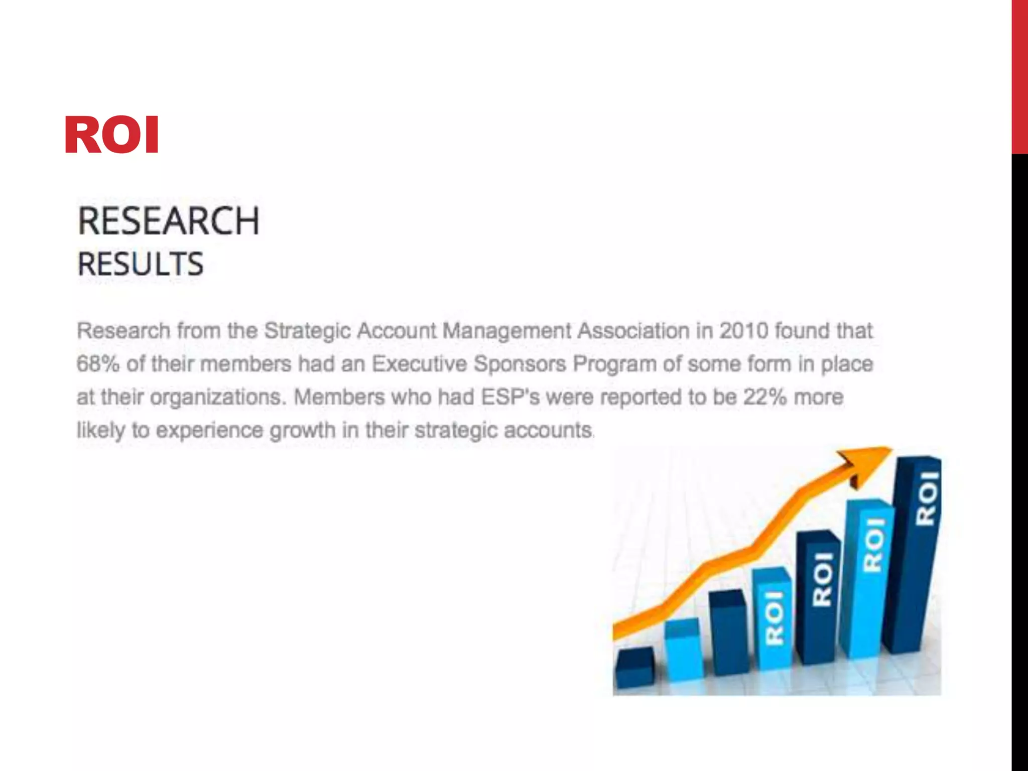 Executive Sponsor Program ROI Best Practices | PPTX | Business ...