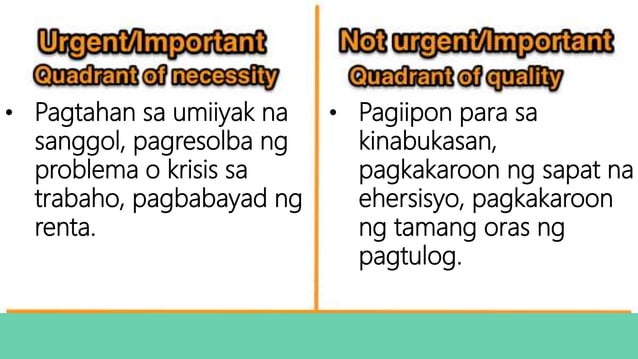 Modyul 12: PAMAMAHALA SA PAGGAMIT NG ORAS | PPTX